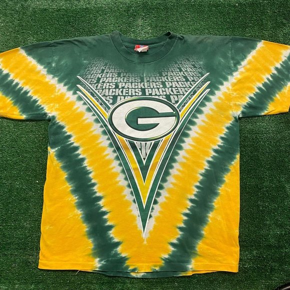 NFL | Shirts | Vintage 9s Packers Football Single Stitch Nfl Sports Tee ...